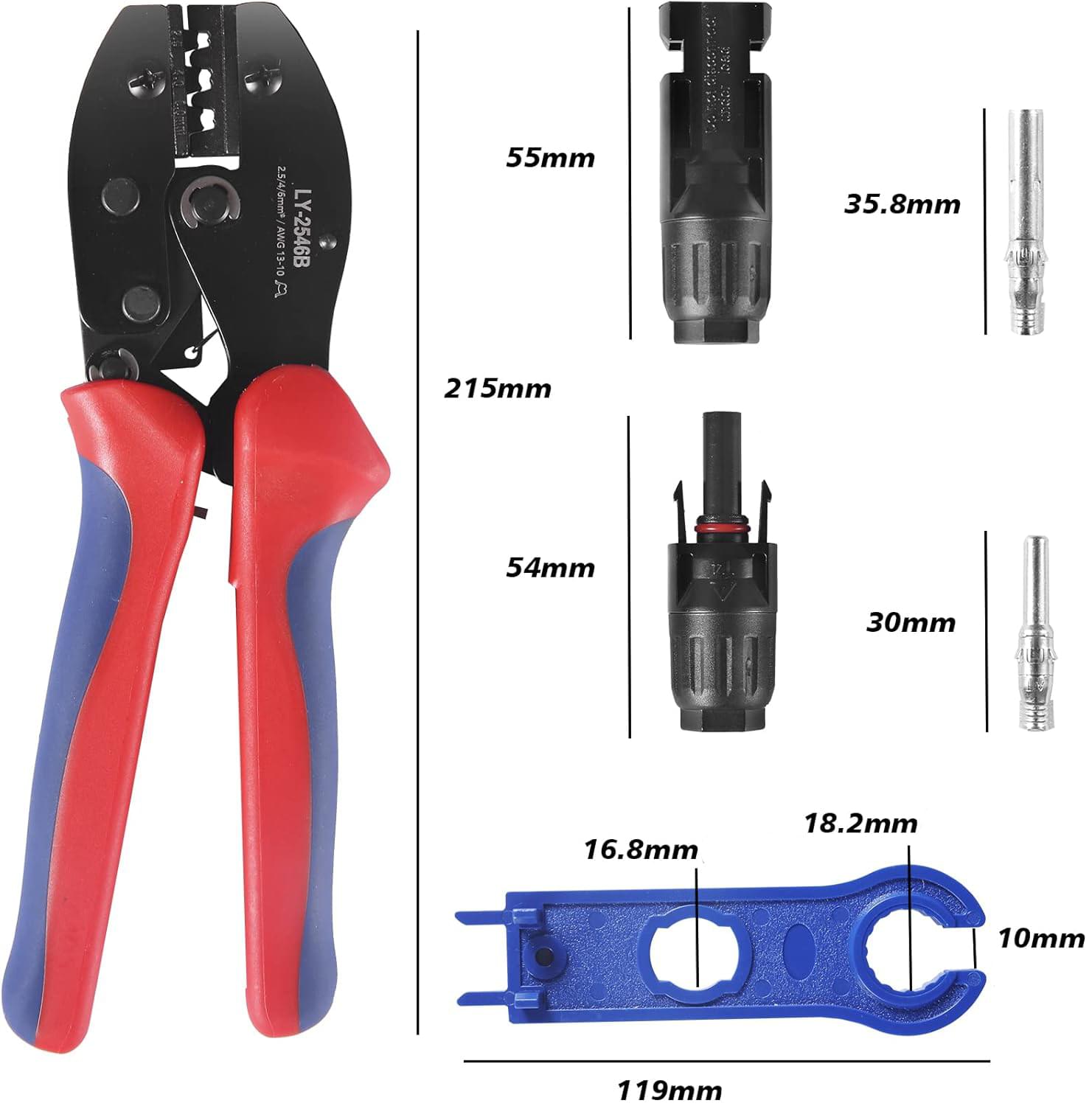 Set Sertizare Onuvio® pentru Cabluri Panouri Solare 2,5mm, 4mm, 6 mm ...